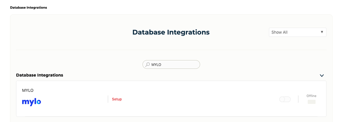 Database Integration: MYLO – MAZ Systems